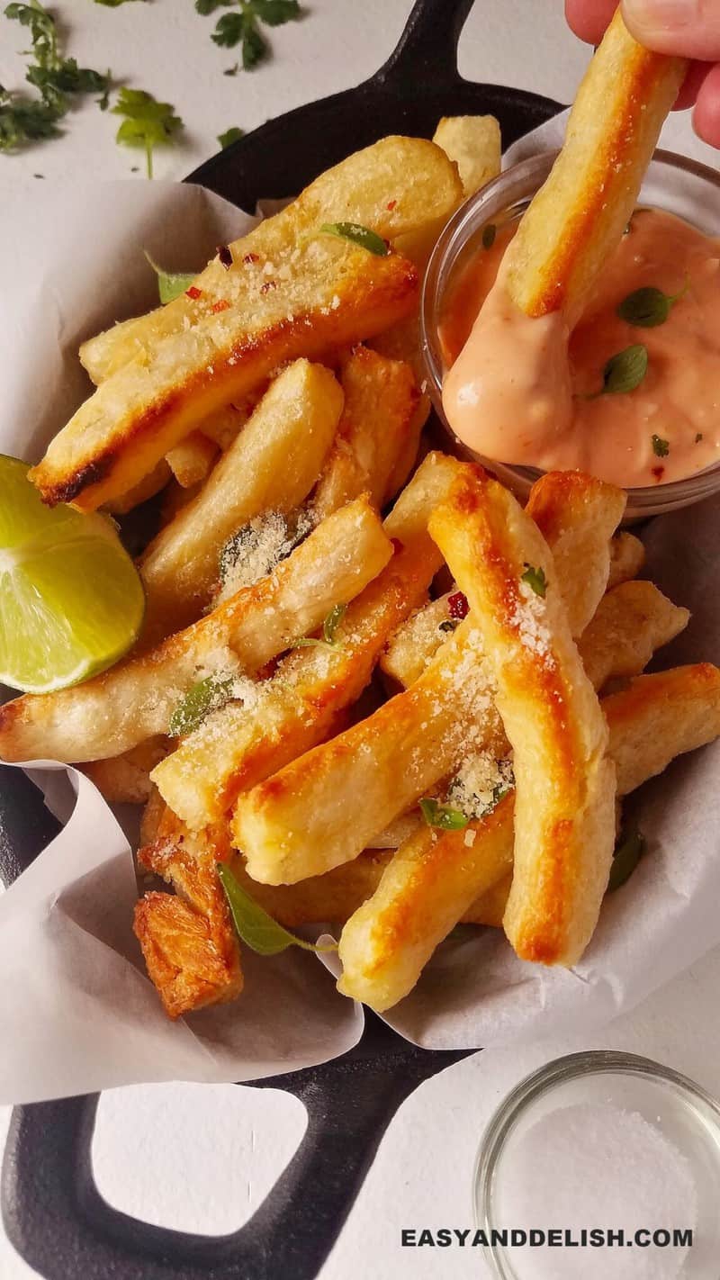 Yuca Fries (Aipim Frito): Crispy and Healthy - Easy and Delish