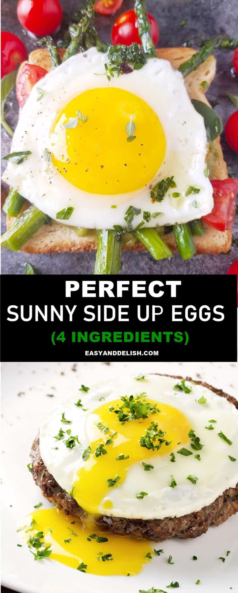 Sunny-Side Up Eggs - Easy and Delish