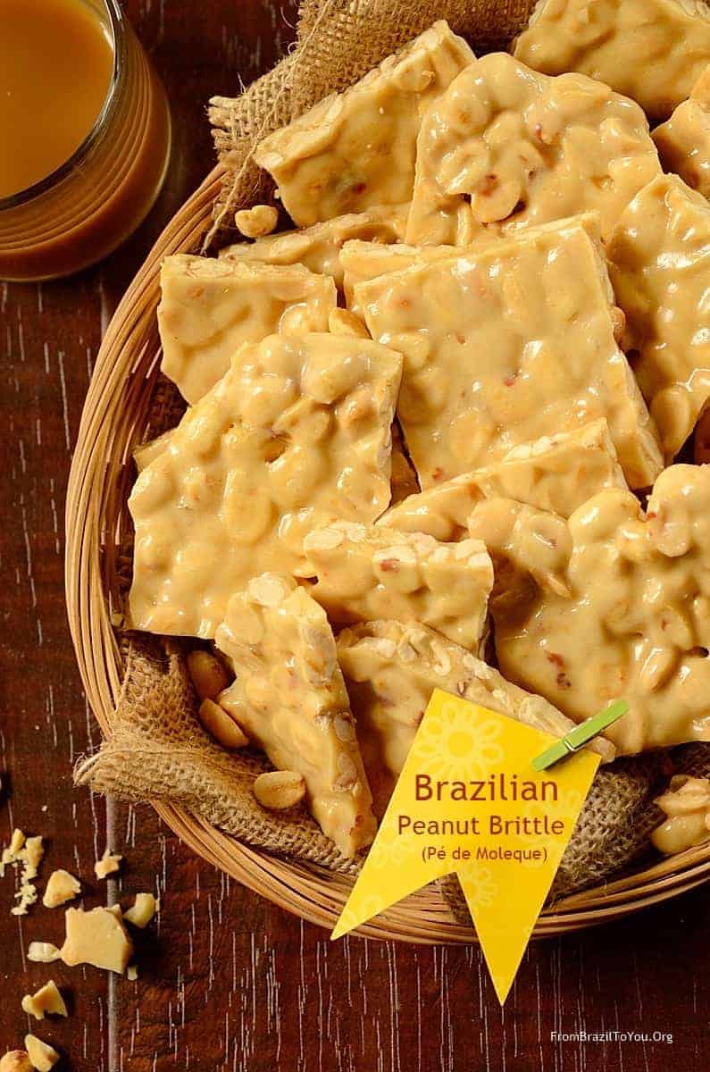 Homemade Peanut Brittle (Brazilian) - Easy and Delish