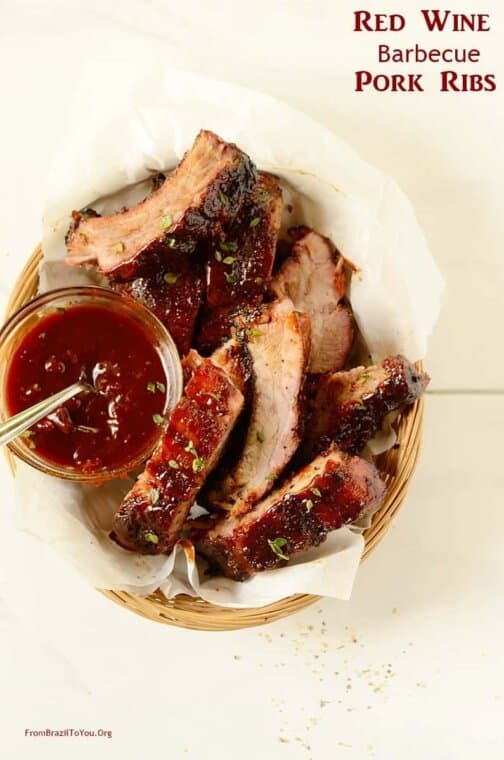 Red Wine Barbecue Pork Ribs - Easy and Delish