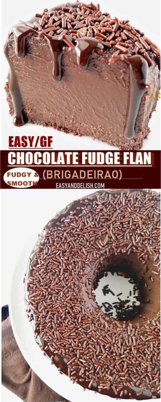 Brigadeirao (Brazilian Chocolate Fudge Flan) - Easy and Delish