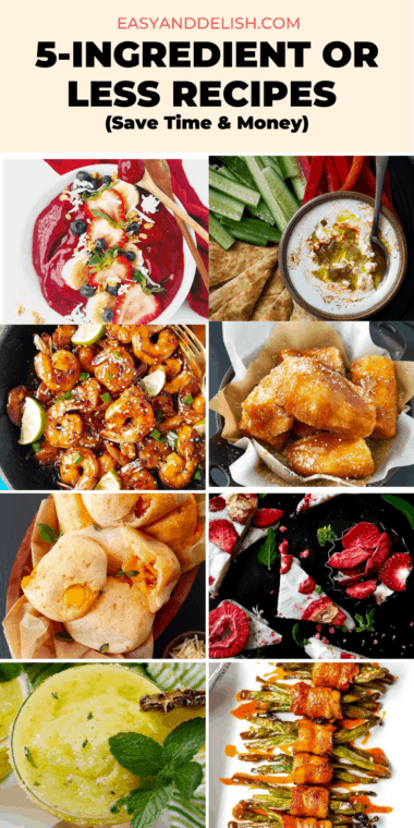 130 Easy 5 Ingredient Or Less Recipes Easy And Delish 130-easy-5-ingredient-or-less-recipes-easy-and-delish