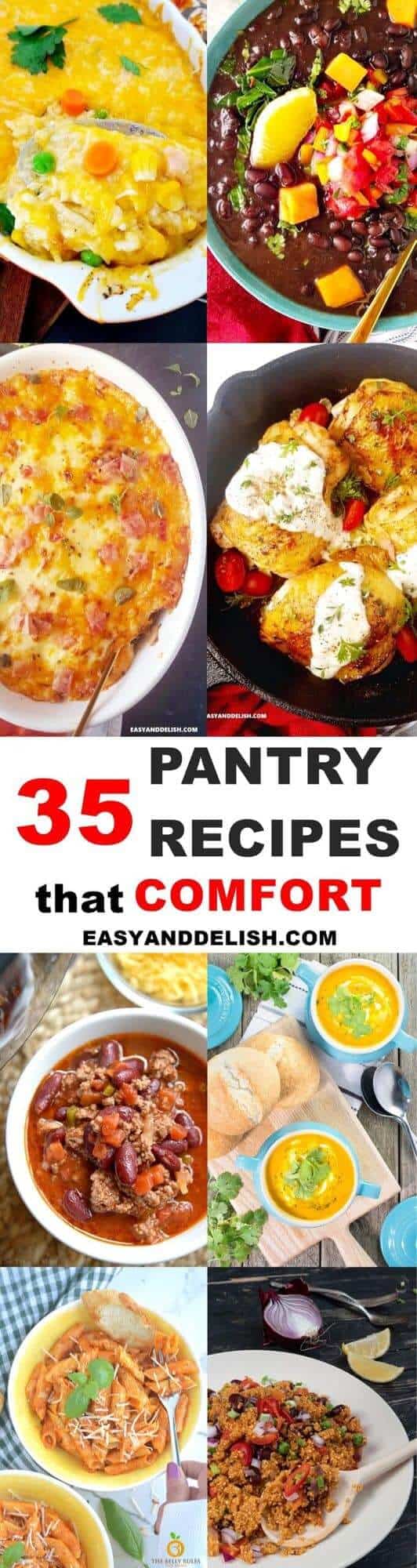 35 Easy Pantry Recipes that Bring Comfort - Easy and Delish