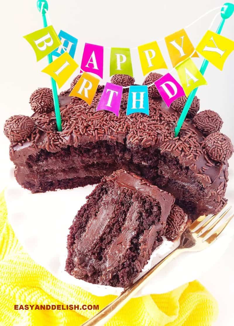 Brigadeiro Cake Recipe - Easy and Delish