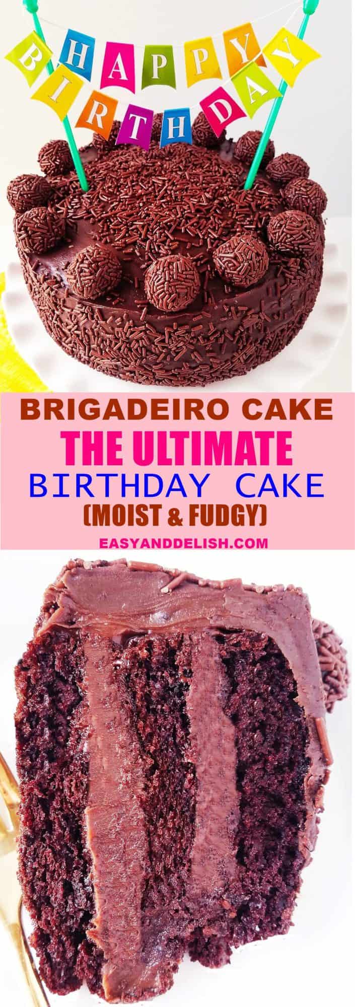 Brigadeiro Cake Recipe - Easy and Delish
