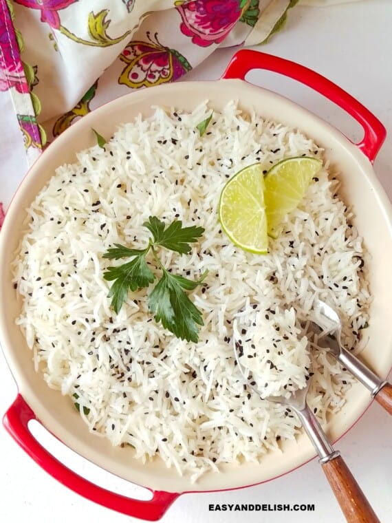 Instant Pot Basmati Rice (Easy and Fluffy) - Easy and Delish