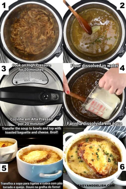 Instant Pot French Onion Soup (Vegetarian) - Easy and Delish