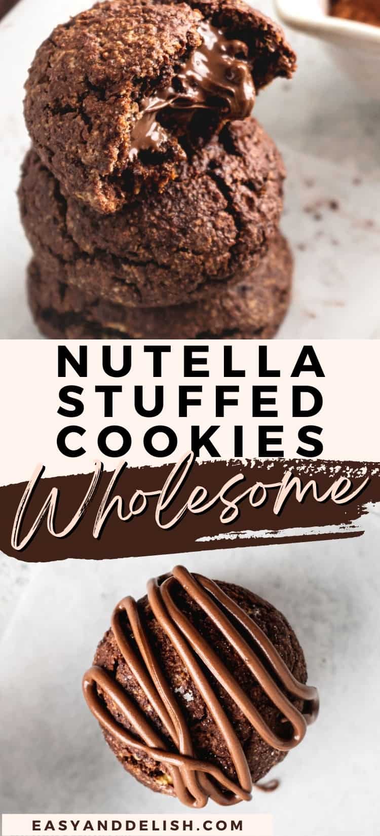 Nutella Cookies (with Creamy Centers) - Easy and Delish
