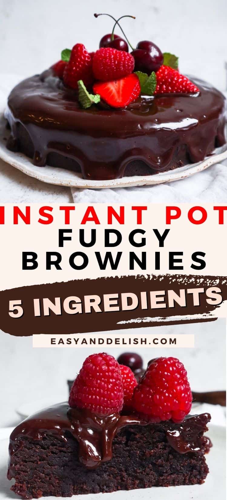 Instant Pot Brownies - Easy and Delish