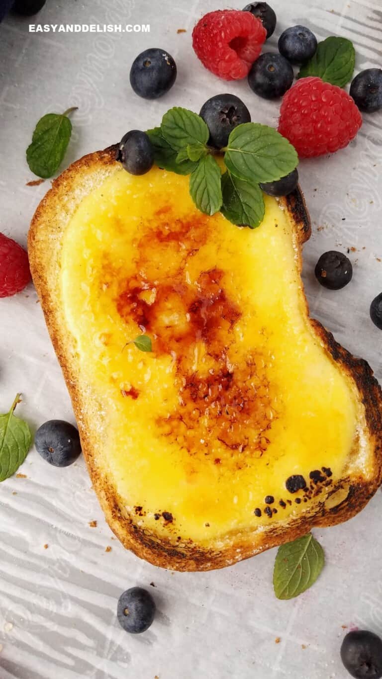 Crème Brûlée Yogurt Toast (Viral TikTok Recipe) - Easy and Delish