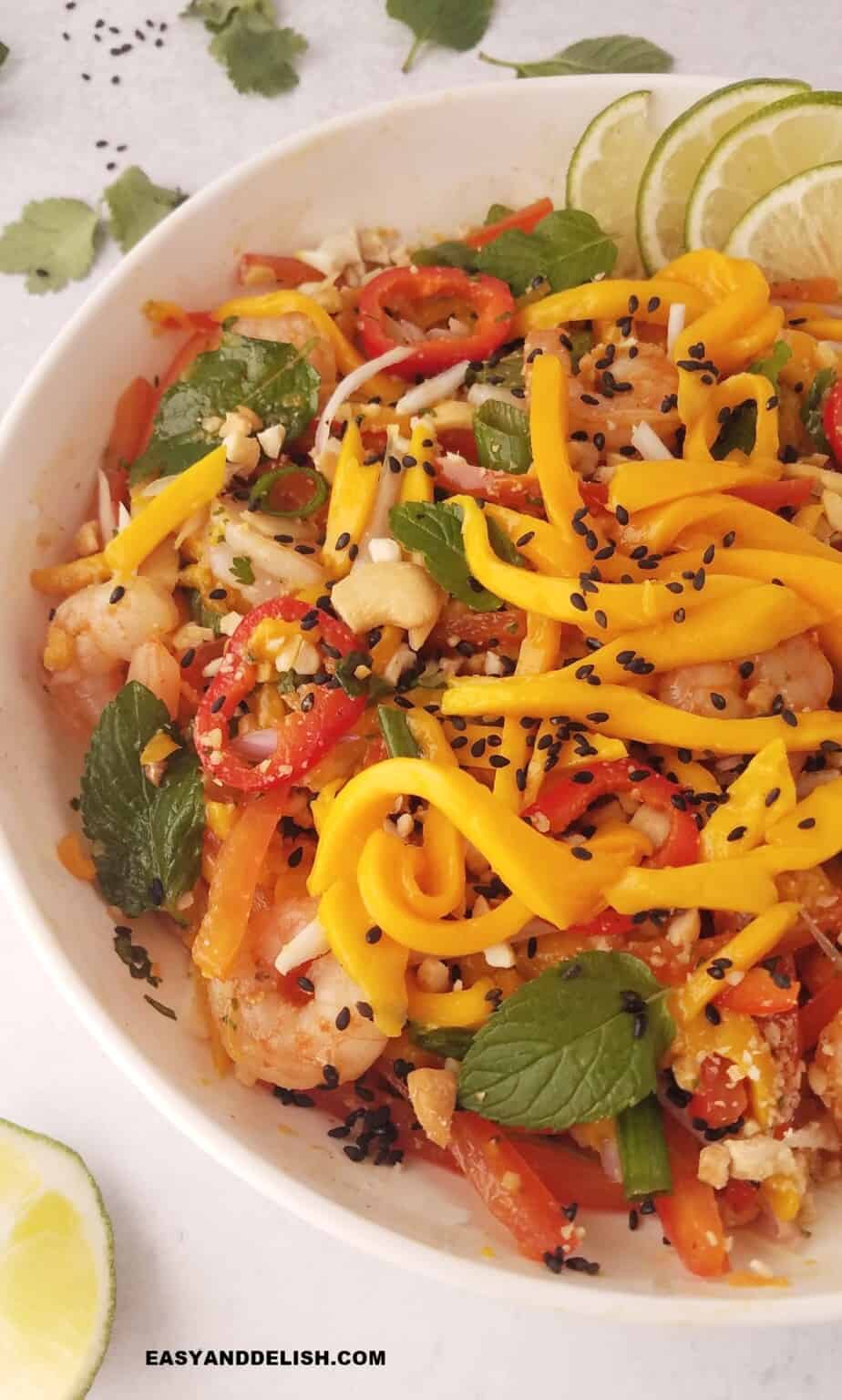 Thai Mango Salad - Easy and Delish