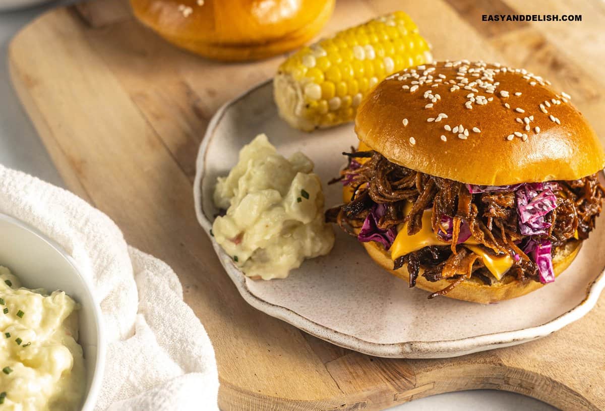 BBQ Brisket Sandwich - Easy and Delish