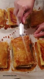 Peach Puff Pastry Tart (TikTok Recipe)