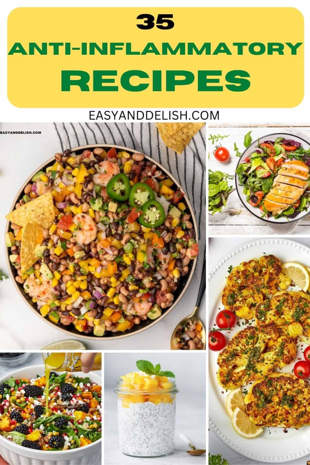 35 Anti-Inflammatory Recipes - Easy and Delish