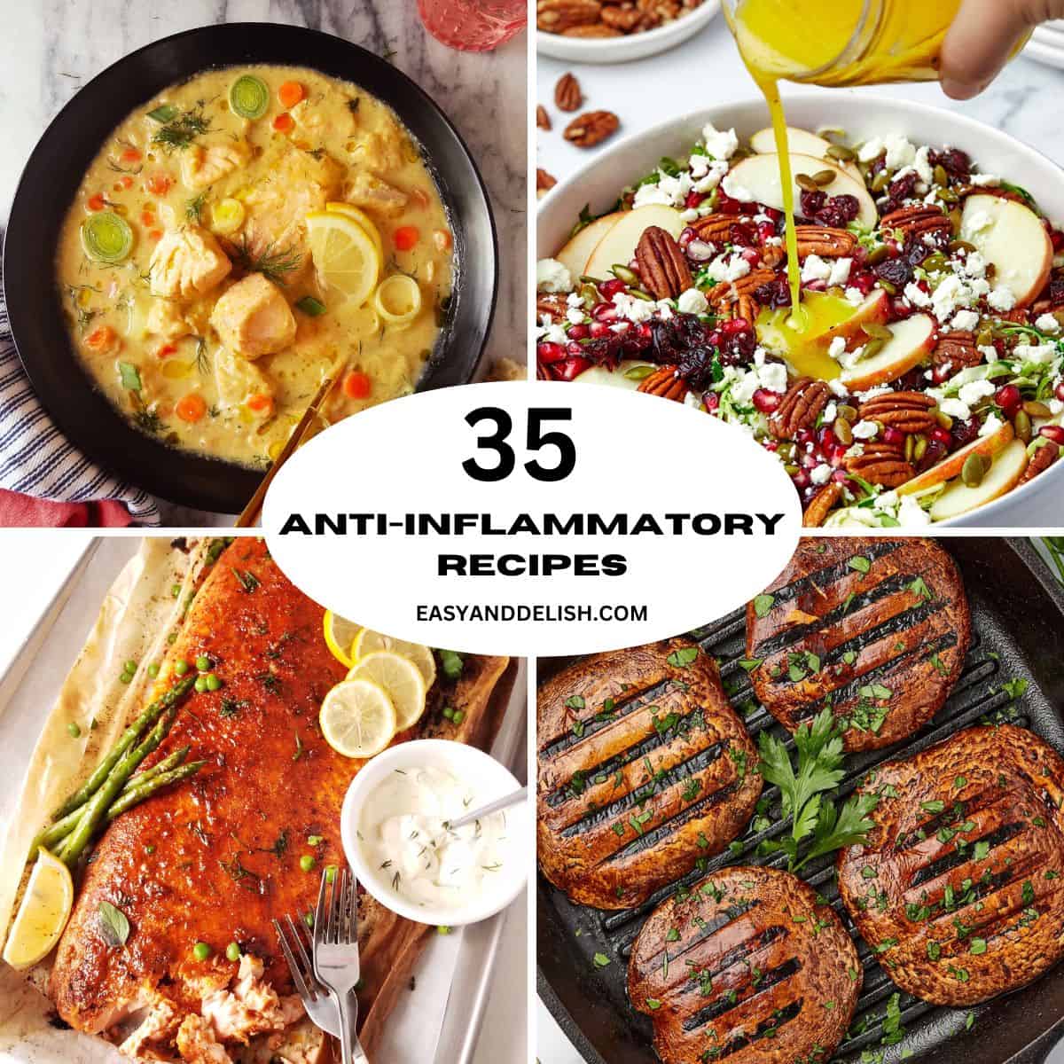 35 Anti-Inflammatory Recipes - Easy and Delish