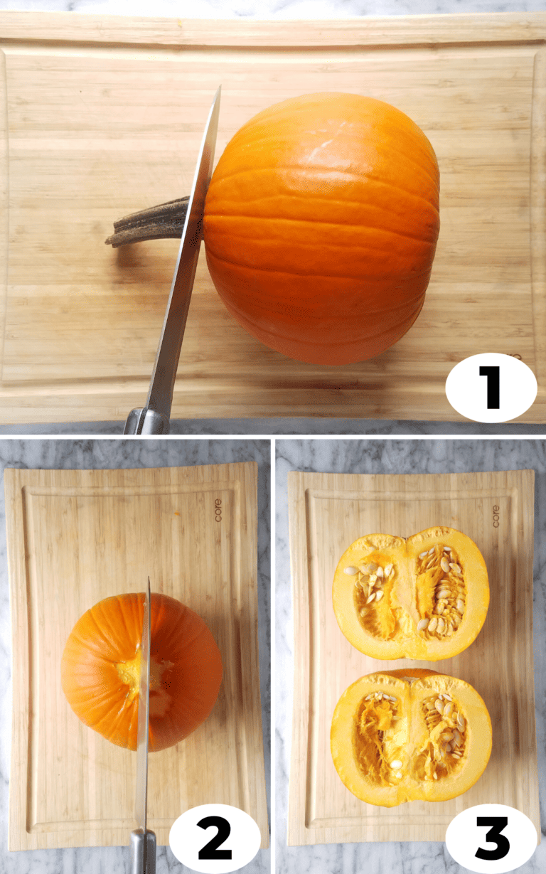 How to Cut and Peel a Pumpkin - Easy and Delish