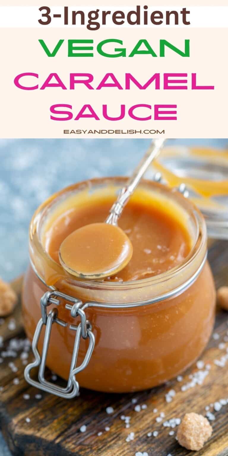 Vegan Caramel Sauce - Easy and Delish