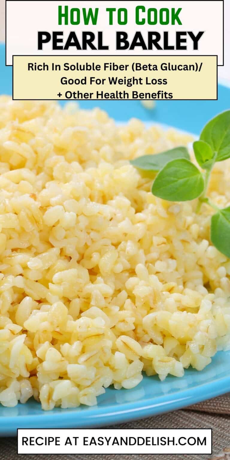 How to Cook Pearl Barley (3 Ways) - Easy and Delish